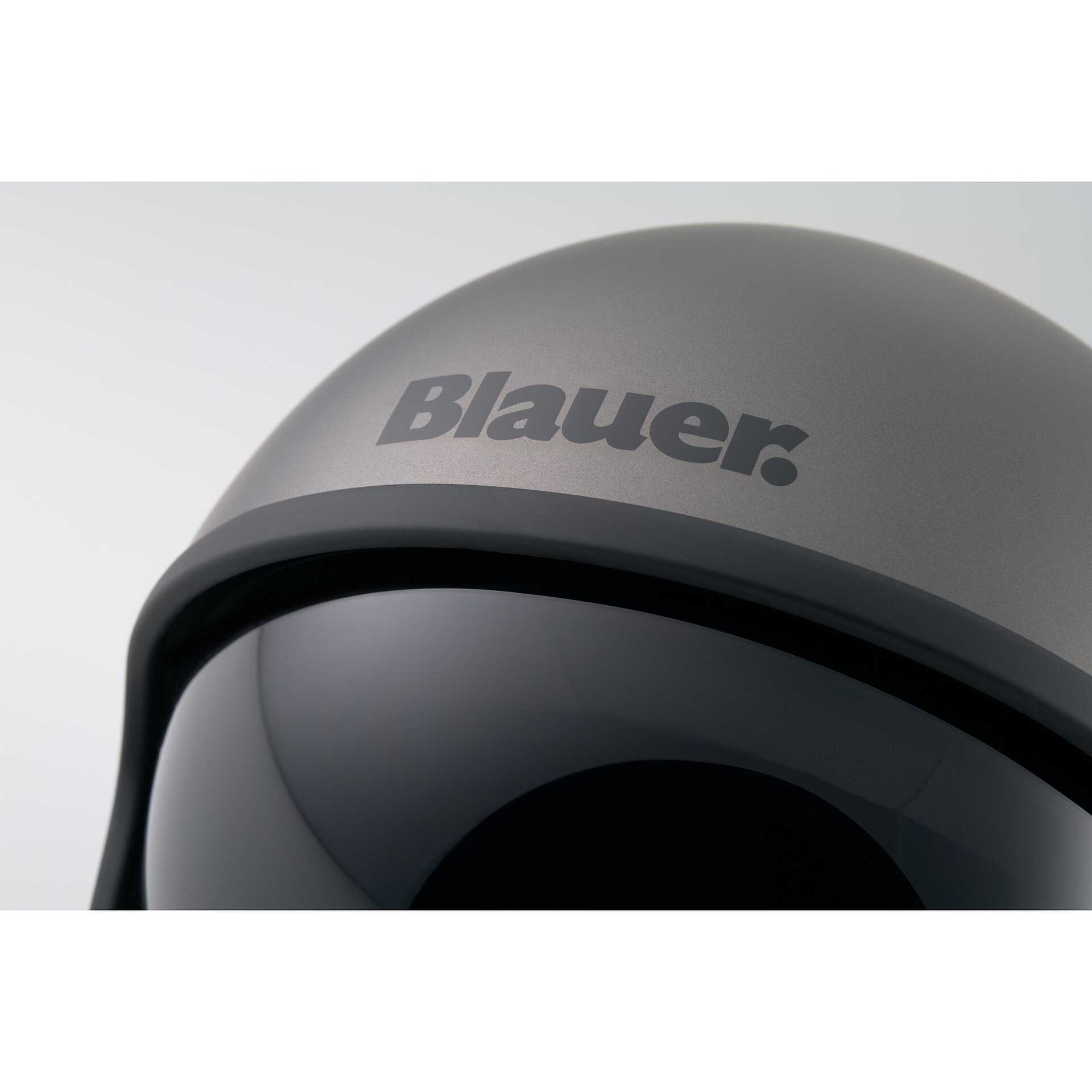 Casco Moto Jet Blauer Pilot 4.0 Titanio Grigio Opaco Vendita Online ...