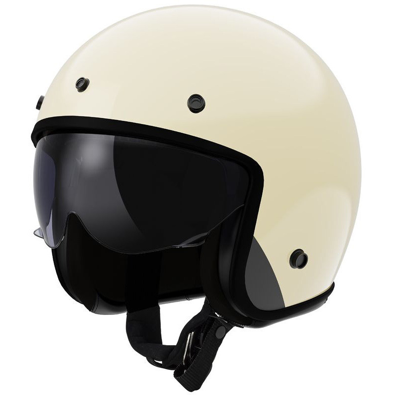Casco Moto Jet Cafè Racer Ls2 OF601 BOB 2 Crema Vendita Online ...