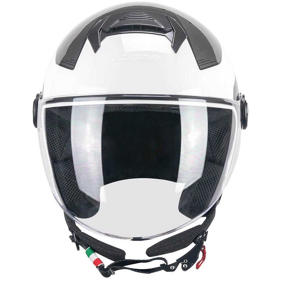Casco Moto Jet CGM 167L FLO BICO Bianco Grigio lunga Vendita Online ...
