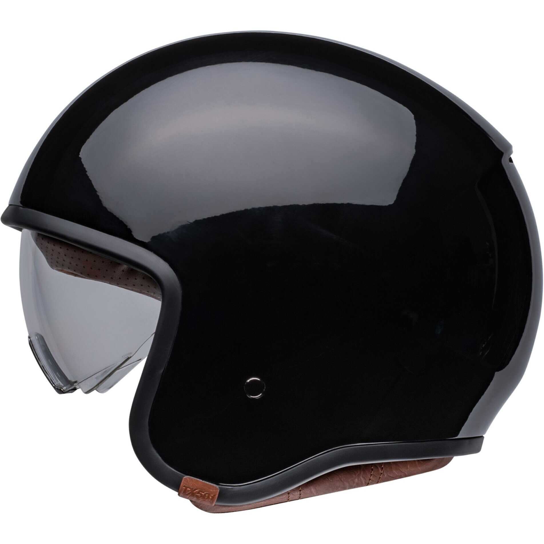 Casco Moto Jet Custom Bell TX501 Nero Lucido Vendita Online - Outletmoto.eu