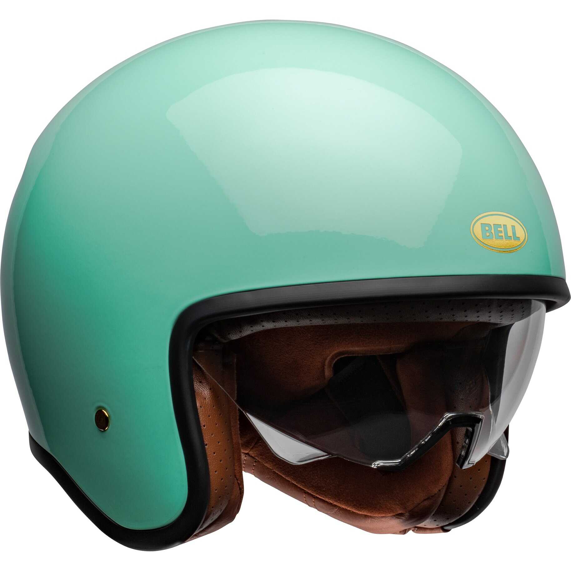 Casco Moto Jet Custom Bell TX501 Verde Menta Vendita Online - Outletmoto.eu