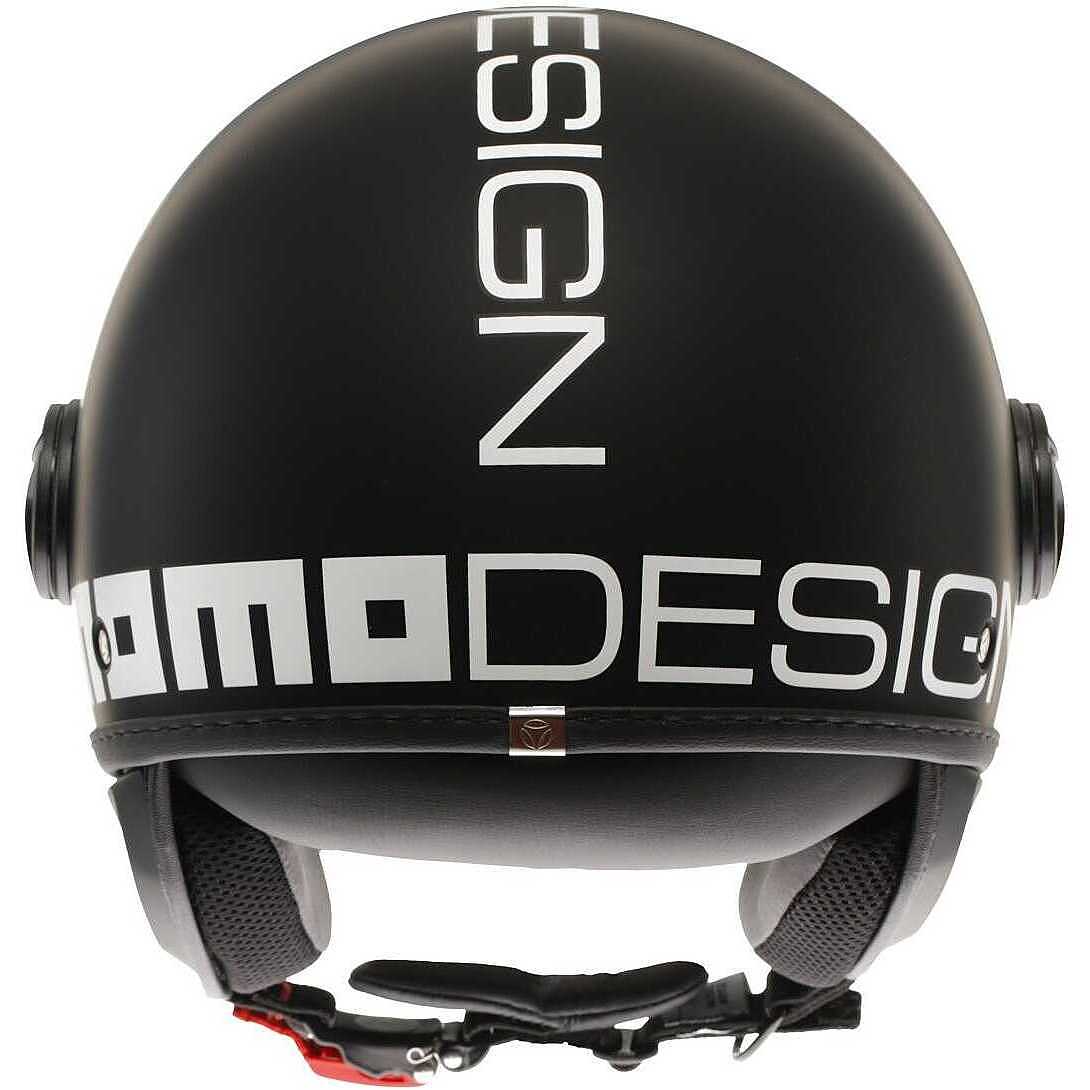 Casco Moto Jet Momo Design FGTR CLASSIC Mono Nero Opaco Bianco Vendita ...