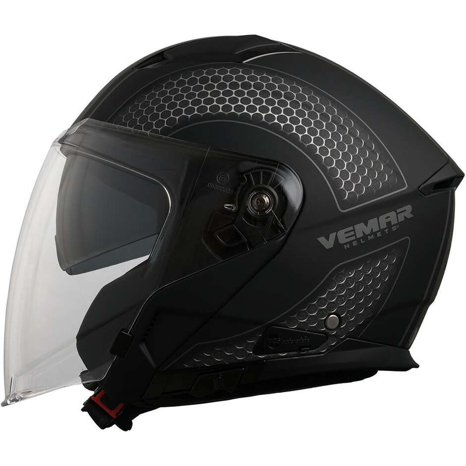 Casco Moto Jet Vemar FENG Doppia Visiera HIVE Grigio Opaco Vendita ...