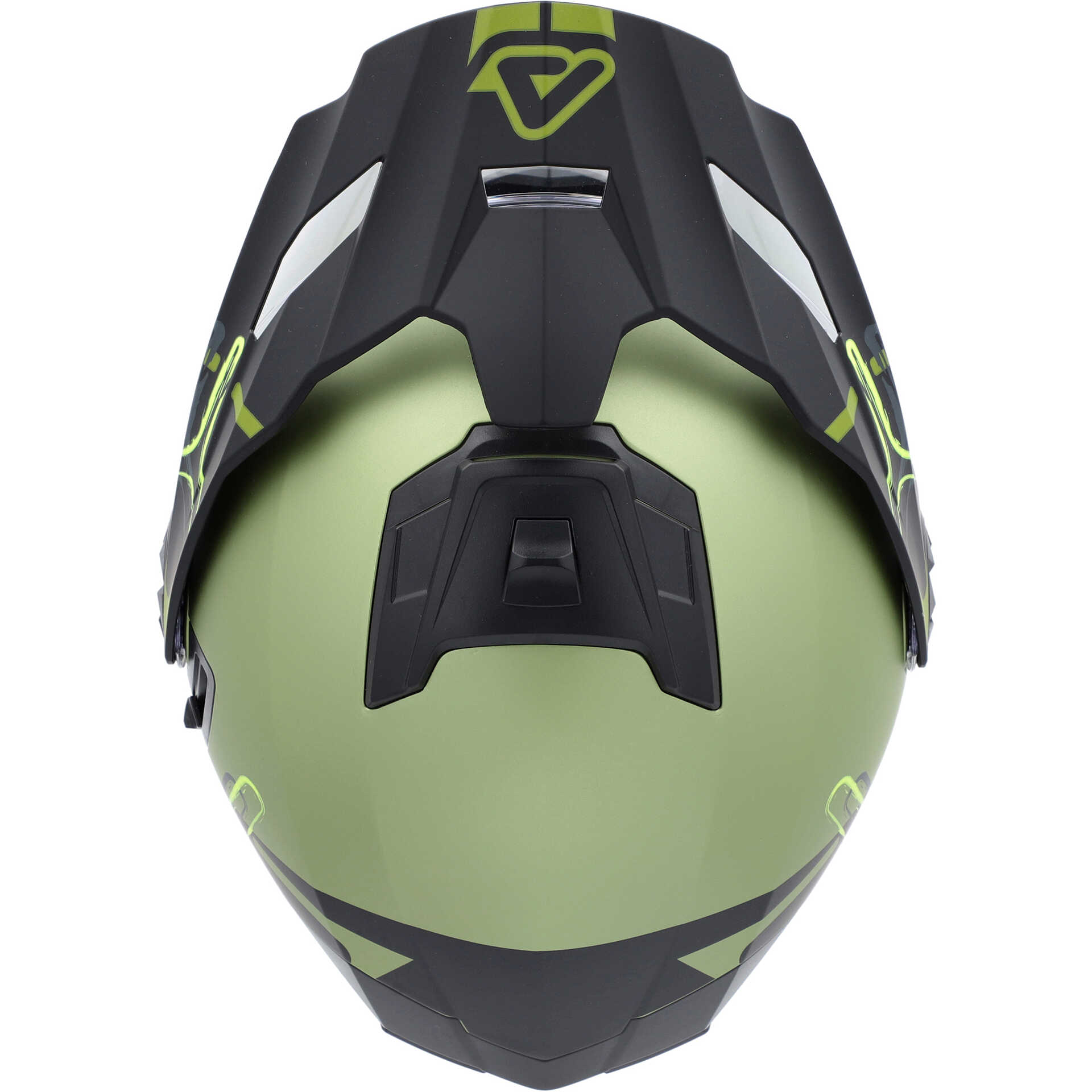 Casco Moto Modulare Acerbis Rider P/J Multi Verde Nero Vendita Online ...