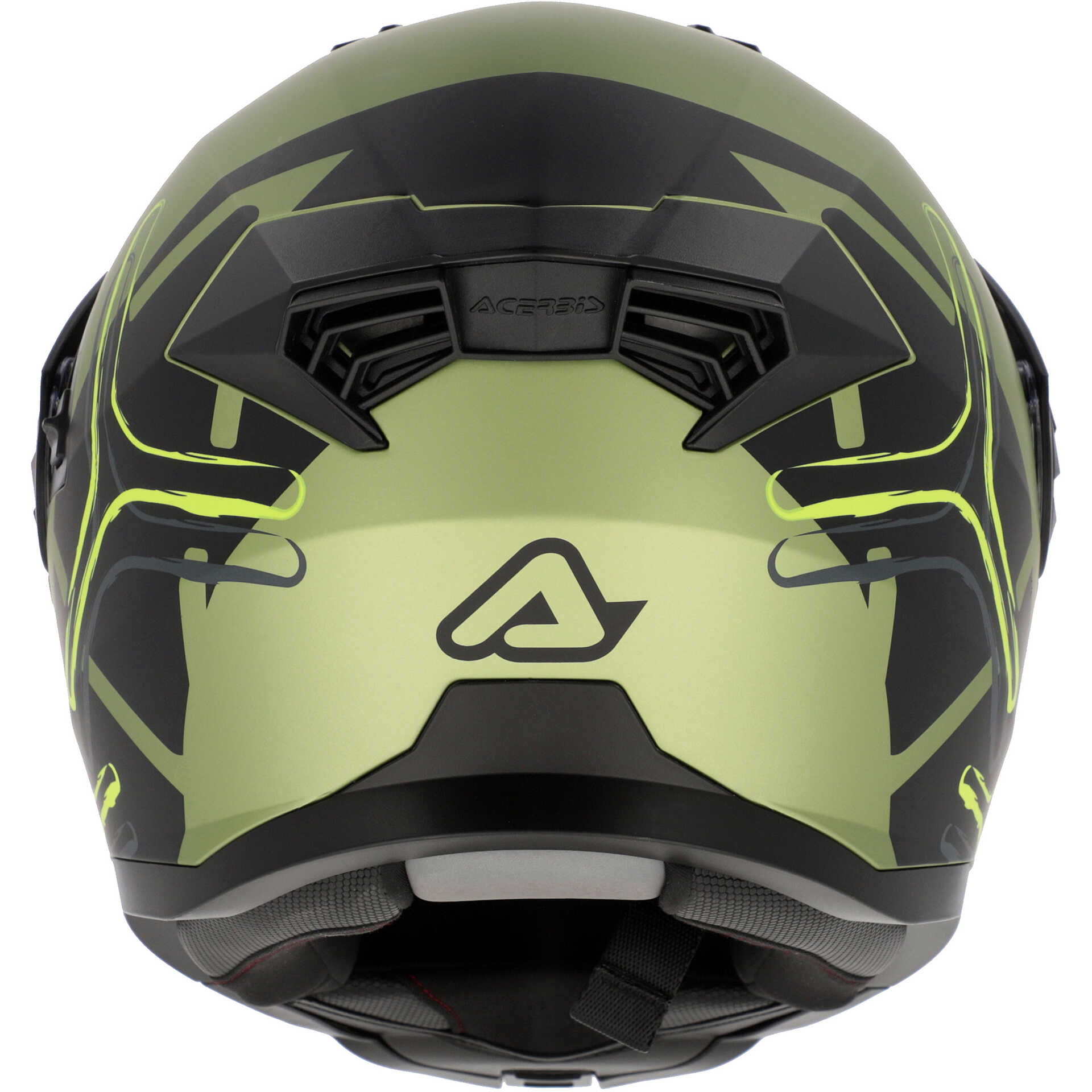 Casco Moto Modulare Acerbis Rider P/J Multi Verde Nero Vendita Online ...