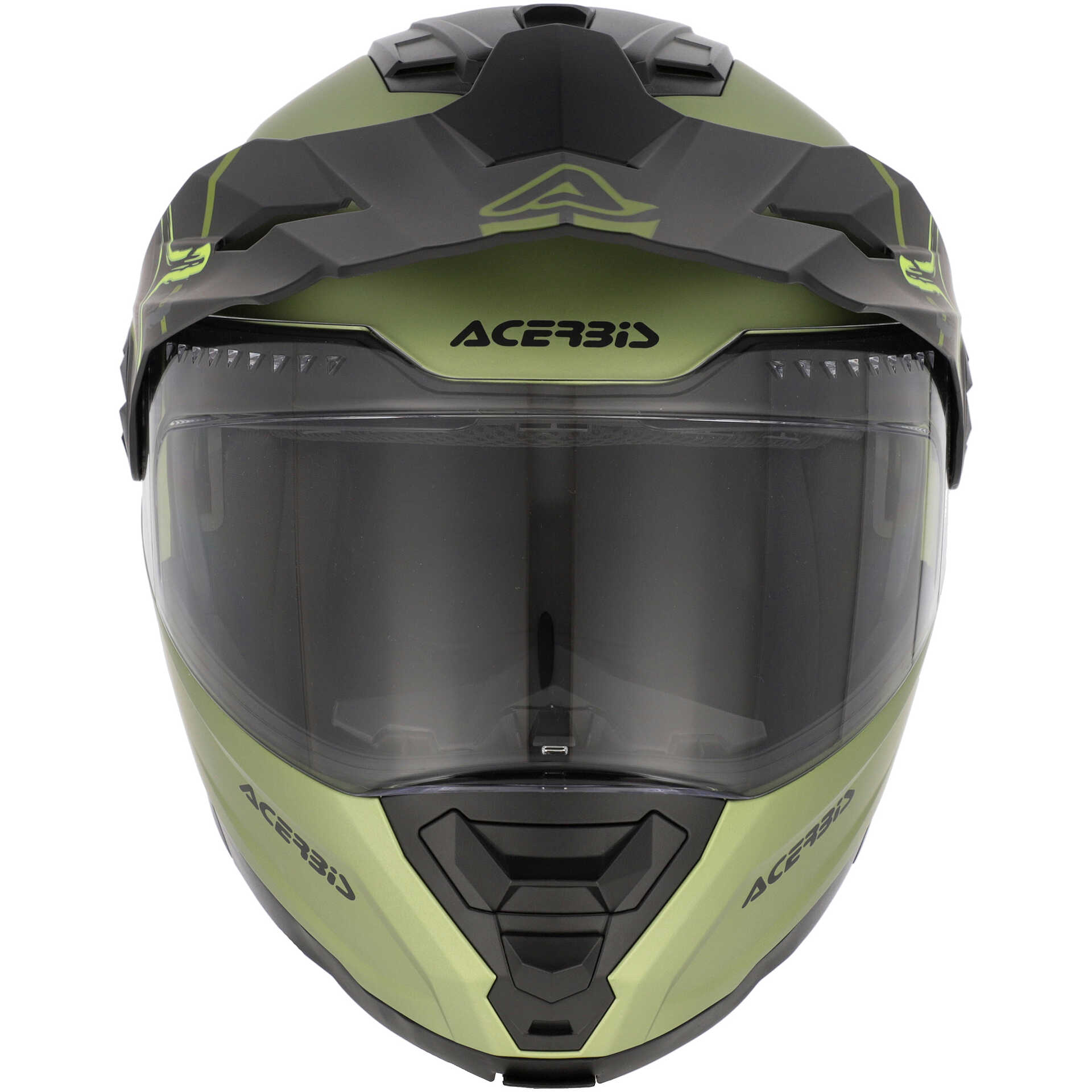 Casco Moto Modulare Acerbis Rider P/J Multi Verde Nero Vendita Online ...