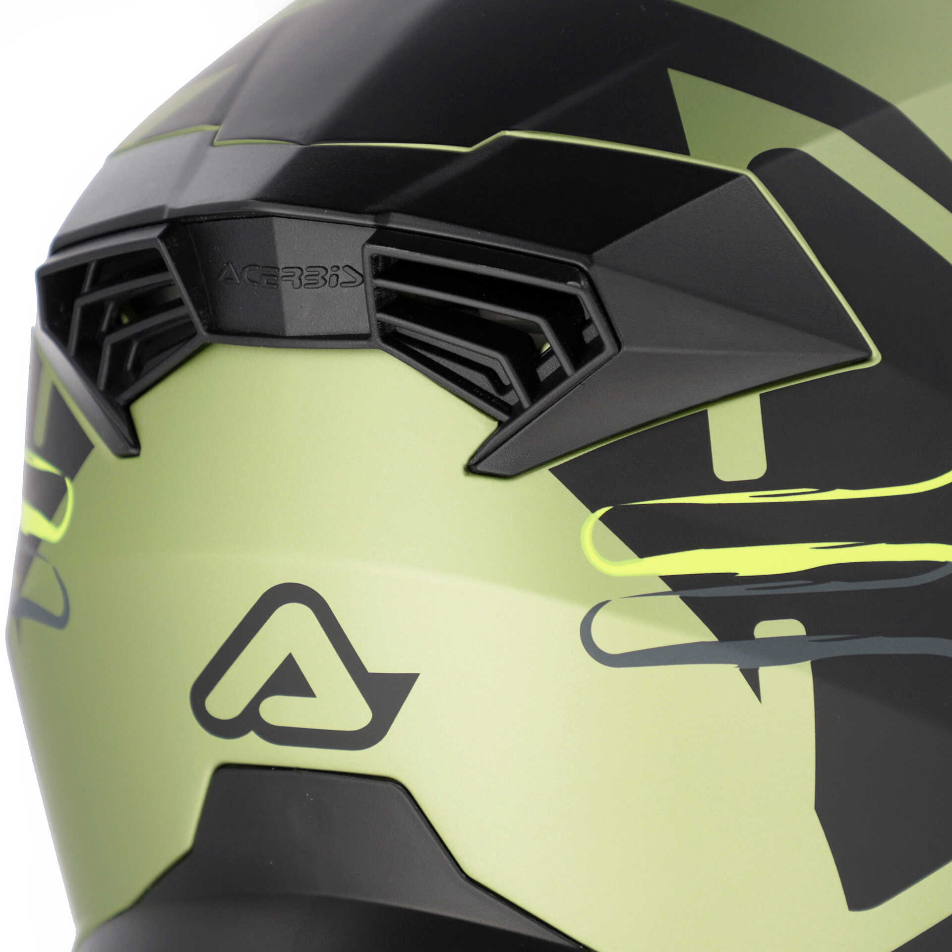 Casco Moto Modulare Acerbis Rider P/J Multi Verde Nero Vendita Online ...