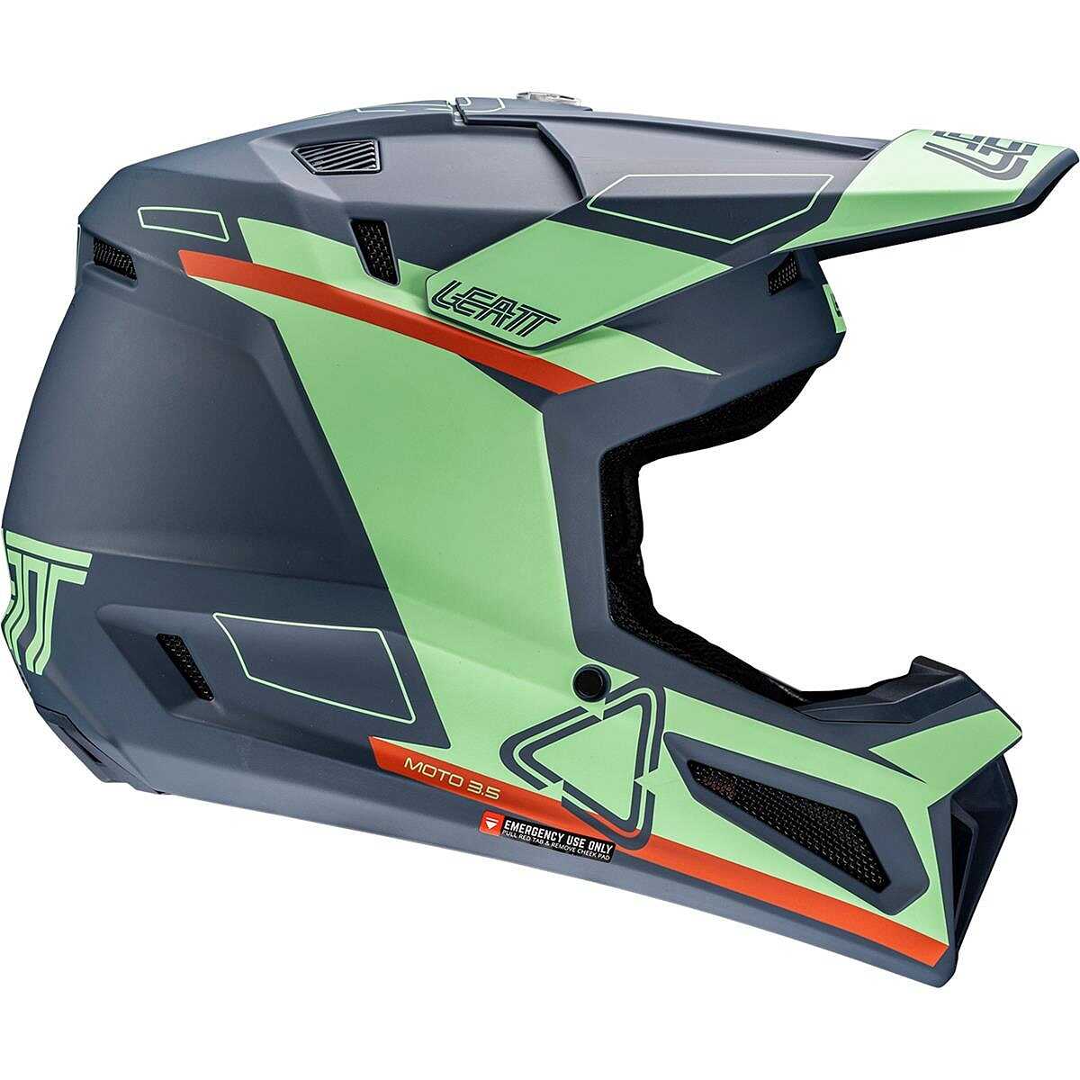Casque cross Leatt KIT MOTO 3.5 V25 MATCHA Vert Vente en Ligne ...