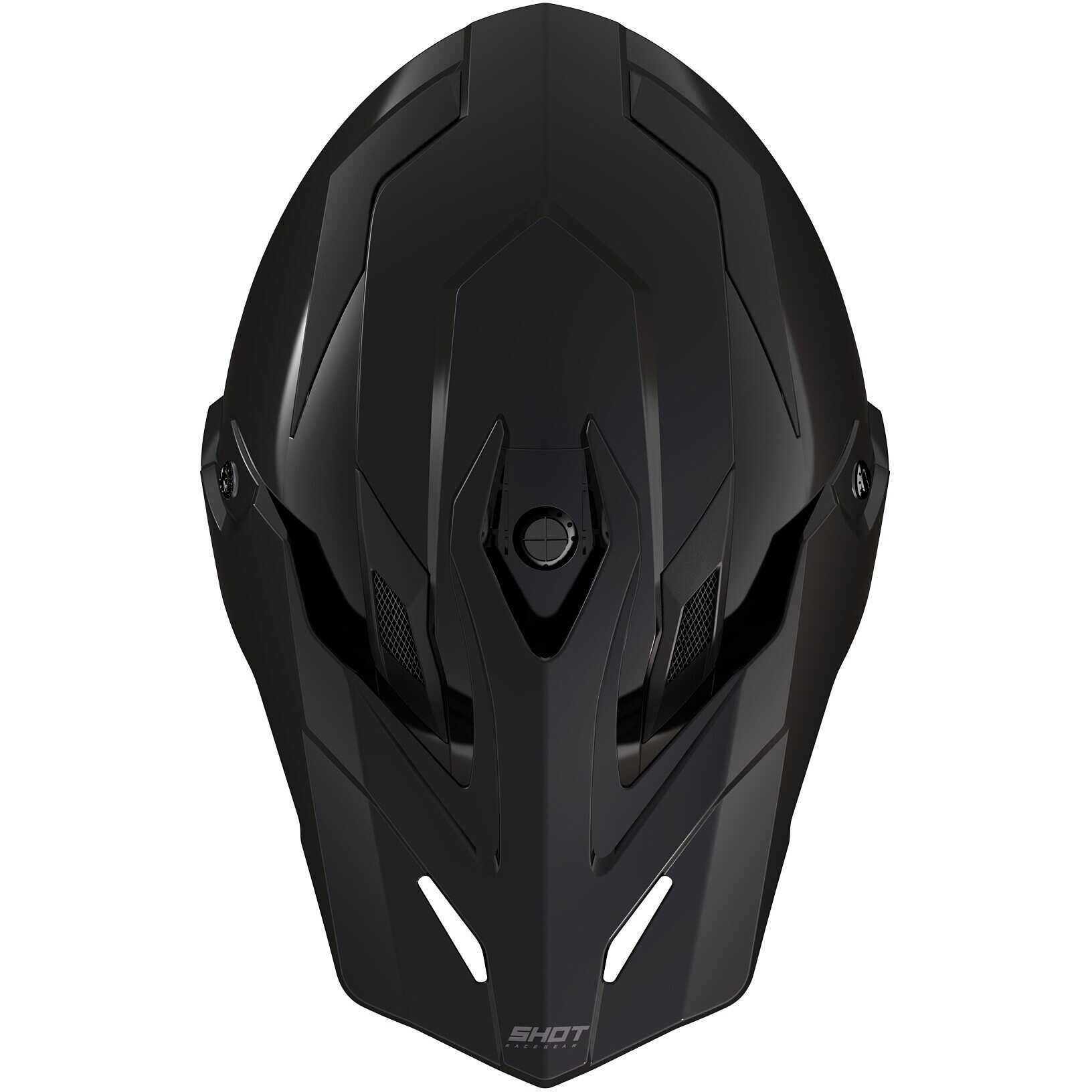 Casque de moto intégral Adventure Shot TREK SOLID Glossy Black Vente en ...