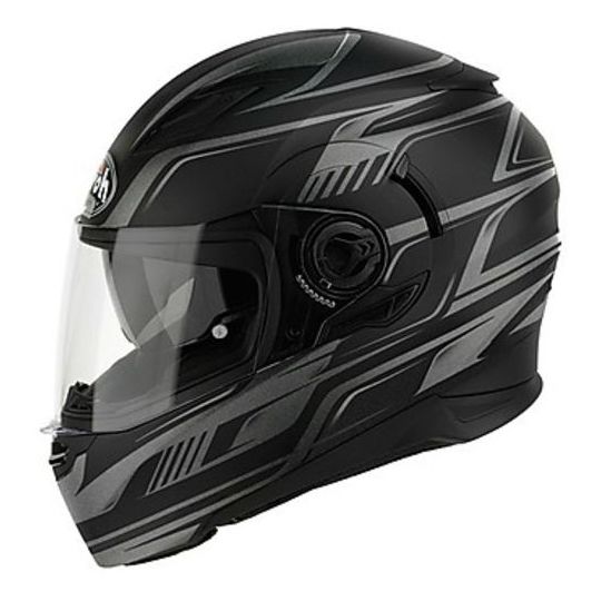 Casque de moto intégral Airoh Movement Double Visor First Matt Black ...