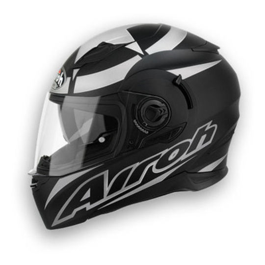 Casque de moto intégral Airoh Movement Double Visor Shot Matt Black ...