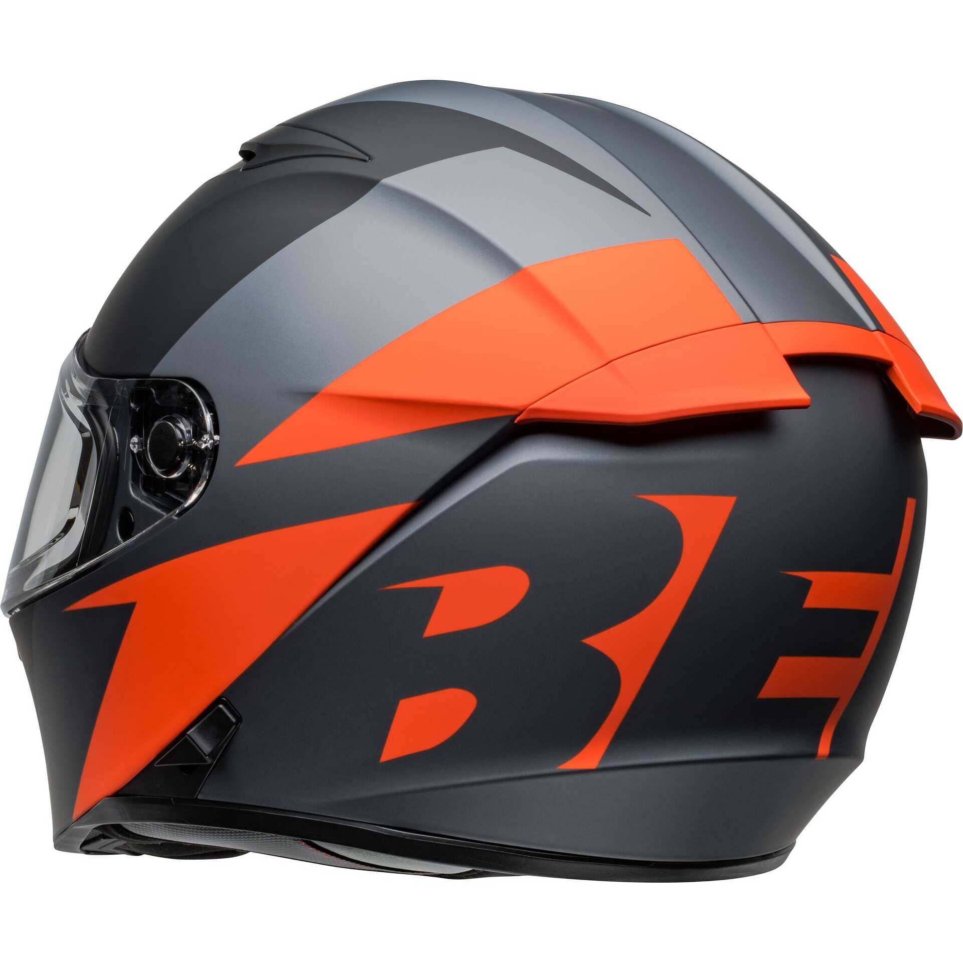 Casque de moto intégral Bell LITHIUM SHEAR gris mat orange Vente en ...