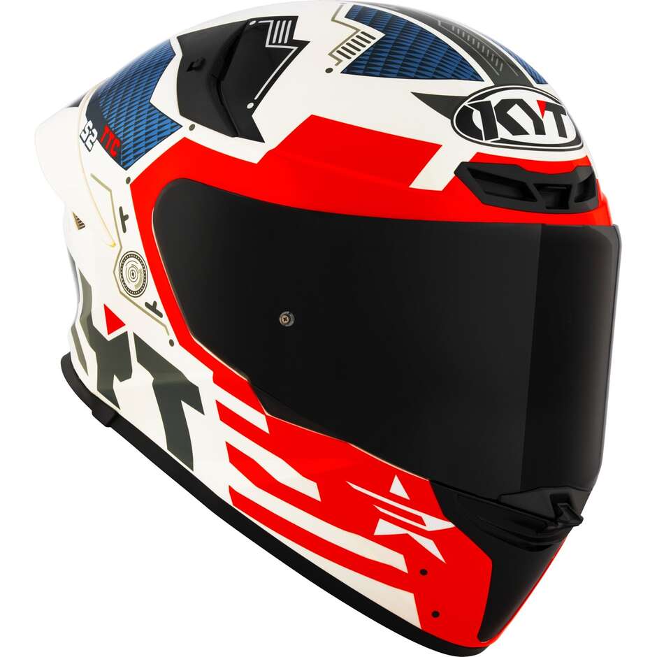 Casque de moto intégral Kyt TT-REVO FUSELAGE rouge Vente en Ligne ...