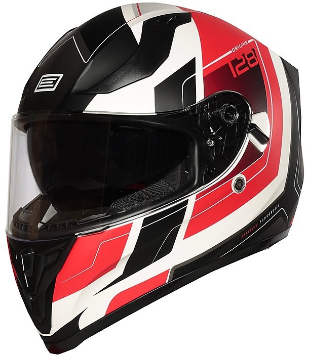 Casque de moto intégral Origin ROAD ADVANCED Rouge Mat Blanc Vente en ...
