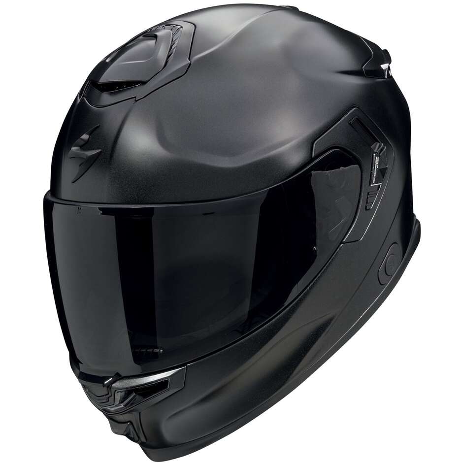 Casque de moto intégral Scorpion EXO-GT SP AIR Noir nacré mat Vente en ...