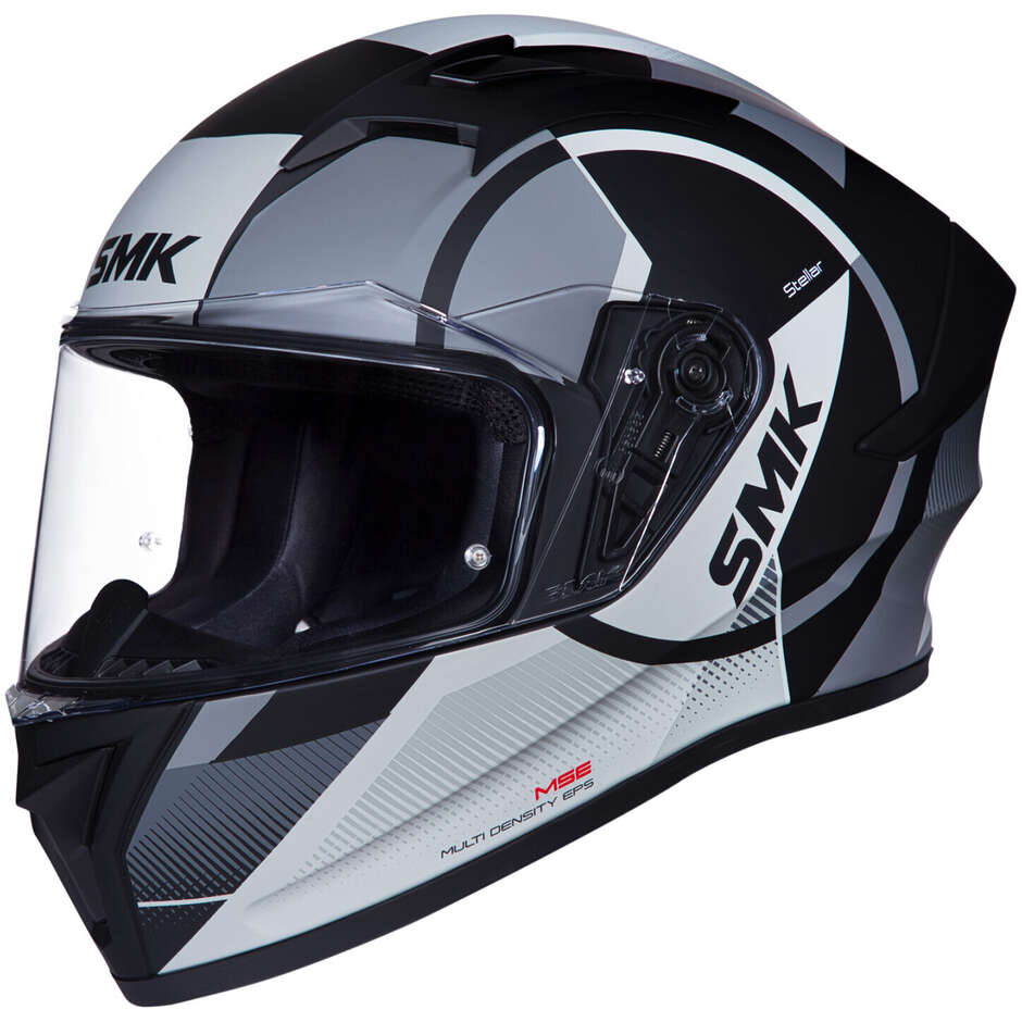 Casque de moto intégral SMK Stellar Faro MA266 noir gris Vente en Ligne ...