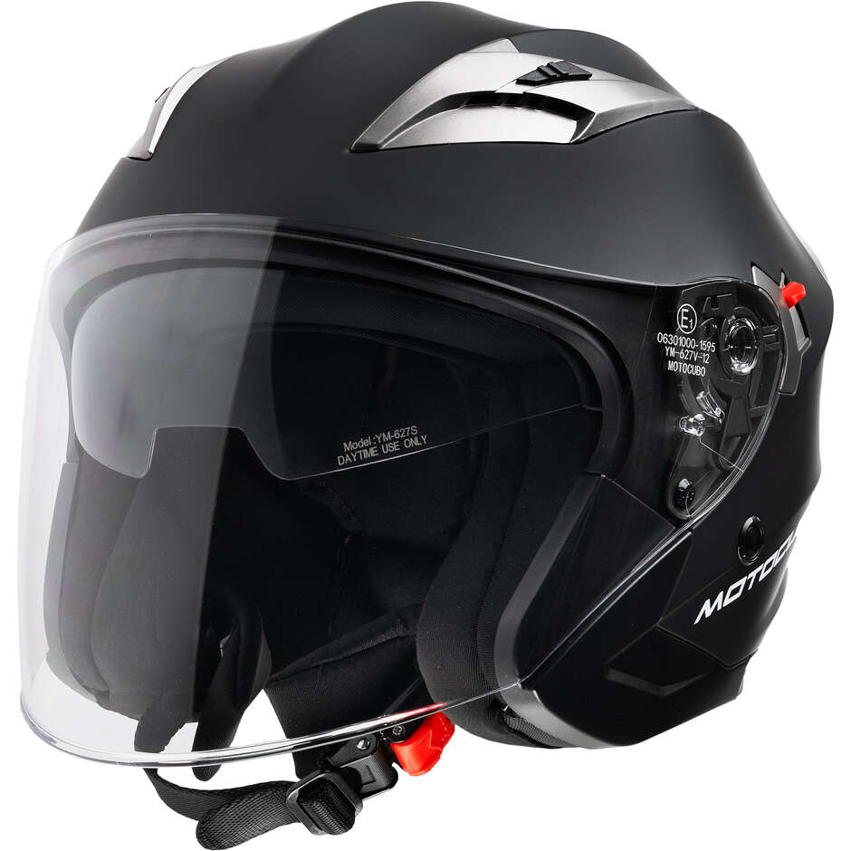 Casque de moto Jet Motocubo 804 JET TOURER noir mat (22.06) Vente en ...