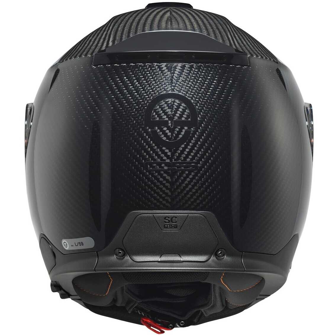Casque de moto modulaire en carbone Schubert C5 CARBON poli Vente en ...