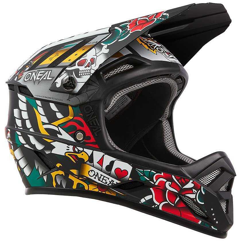 Casque de vélo intégral VTT O'neal BACKFLIP INKED Multi Vente en Ligne ...