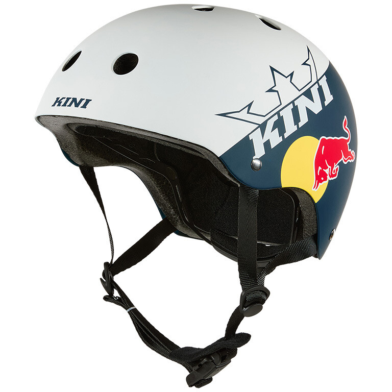 Casque de vélo VTT Kini Red Bull BB 1.0 Bleu Blanc Vente en Ligne ...