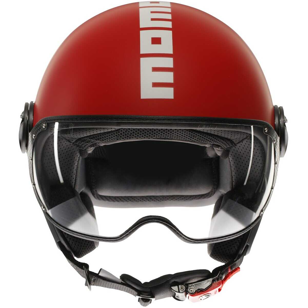 Casque Jet Moto Momo Design FGTR CLASSIC Rouge Bonbon Blanc Vente en ...