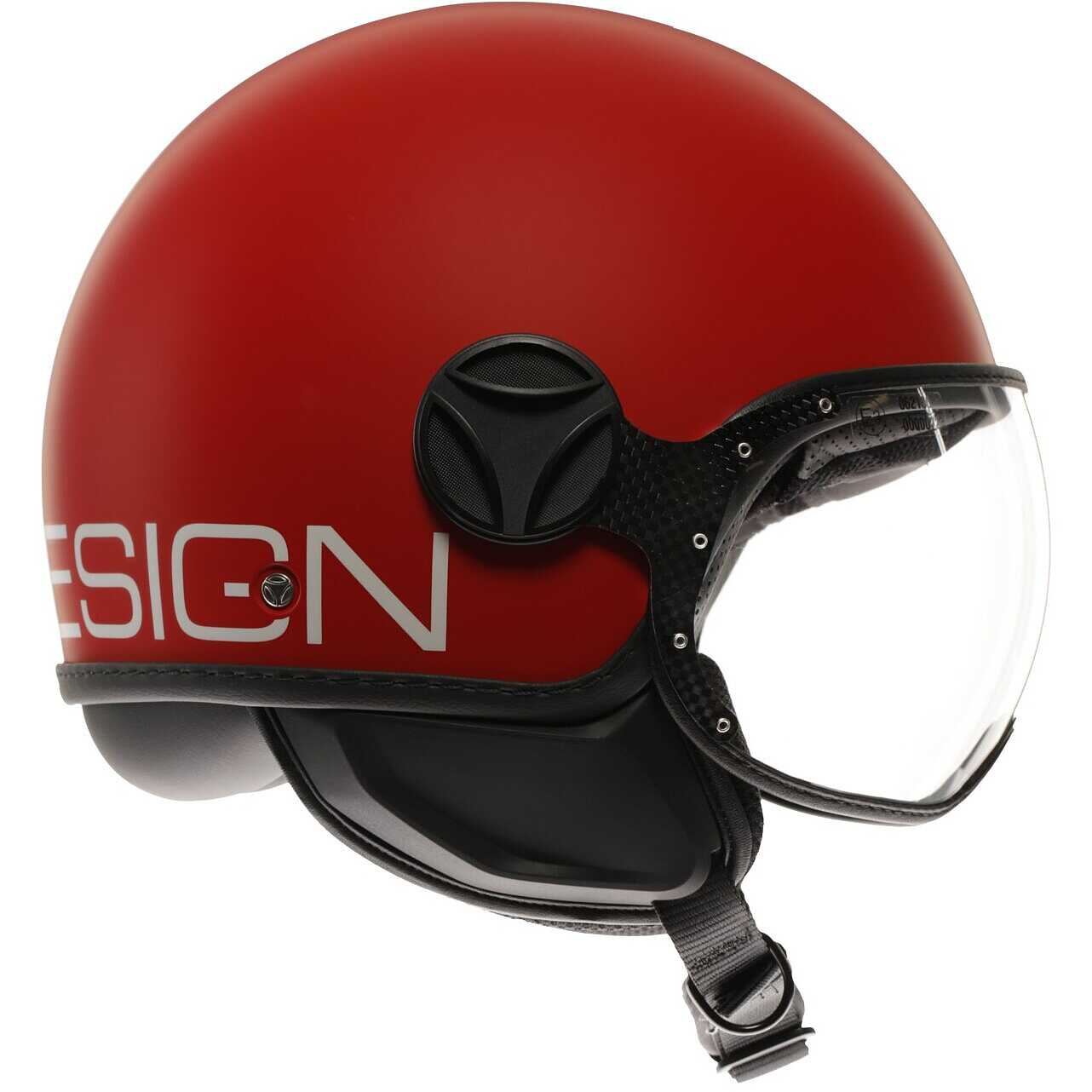 Casque Jet Moto Momo Design FGTR CLASSIC Rouge Bonbon Blanc Vente en ...