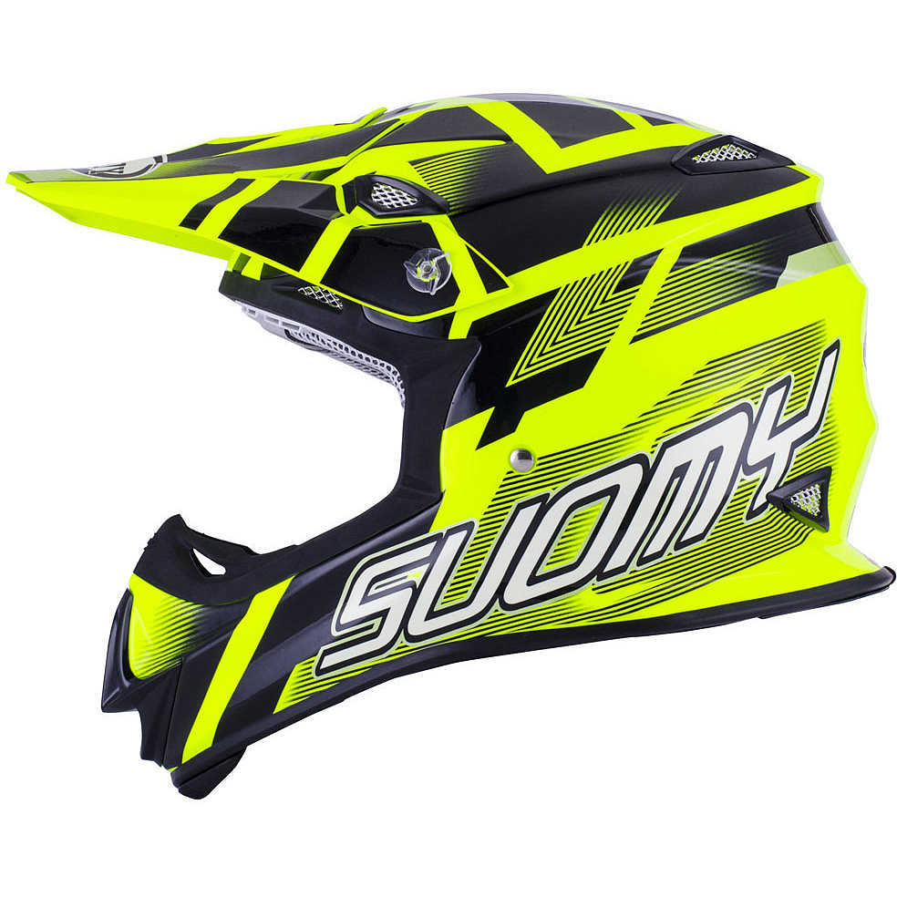 Casque Moto Cross Enduro Suomy MR JUMP SPECIAL Jaune Fluo noir Vente en ...