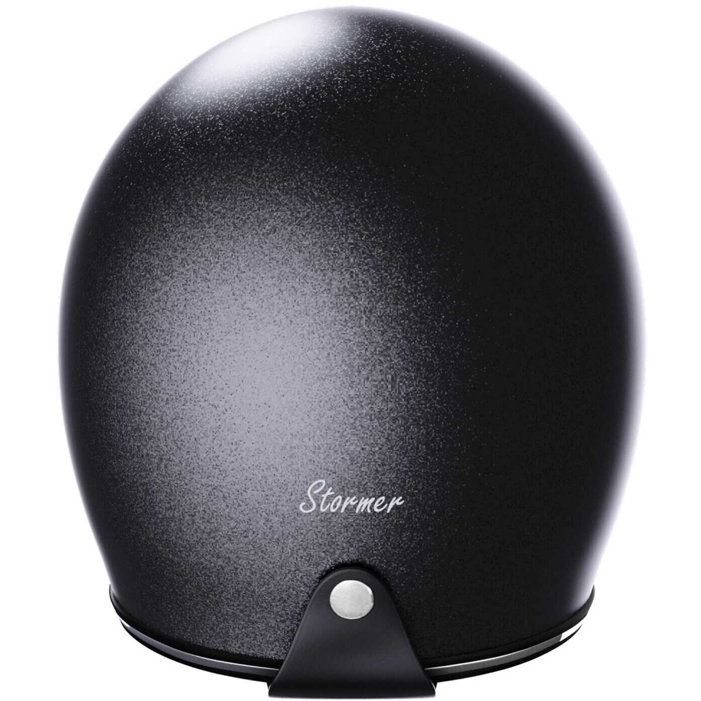 Casque Moto Custom Jet Stormer QUARTZ GLITTER Noir Mat Vente en Ligne ...