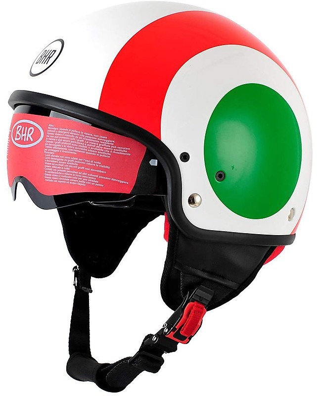 Casque moto Demi-Jet Custom BHR 802 PURE Italie Vente en Ligne ...