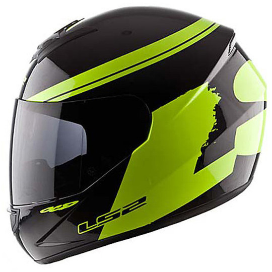 Casque Moto Intégral Ls2 FF351 Fluo Noir Jaune Vente en Ligne ...