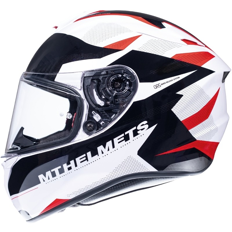 Casque moto intégral MT Casques TARGO ENJOY D5 Glossy Red Vente en ...