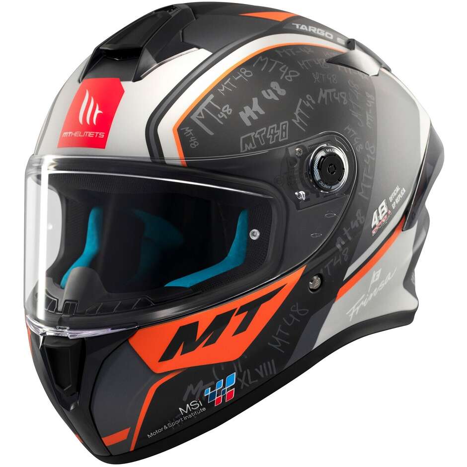 Casque moto intégral Mt Helmets TARGO S ORTOLA 2024 B4 Mat Vente en ...