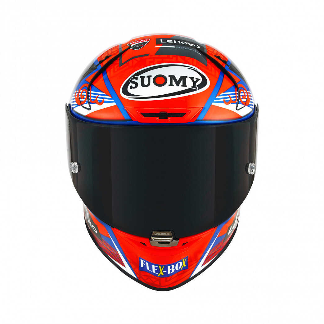 Casque Moto Intégral Racing Suomy SR-GP BAGNAIA REPLICA 2021 AVEC ...
