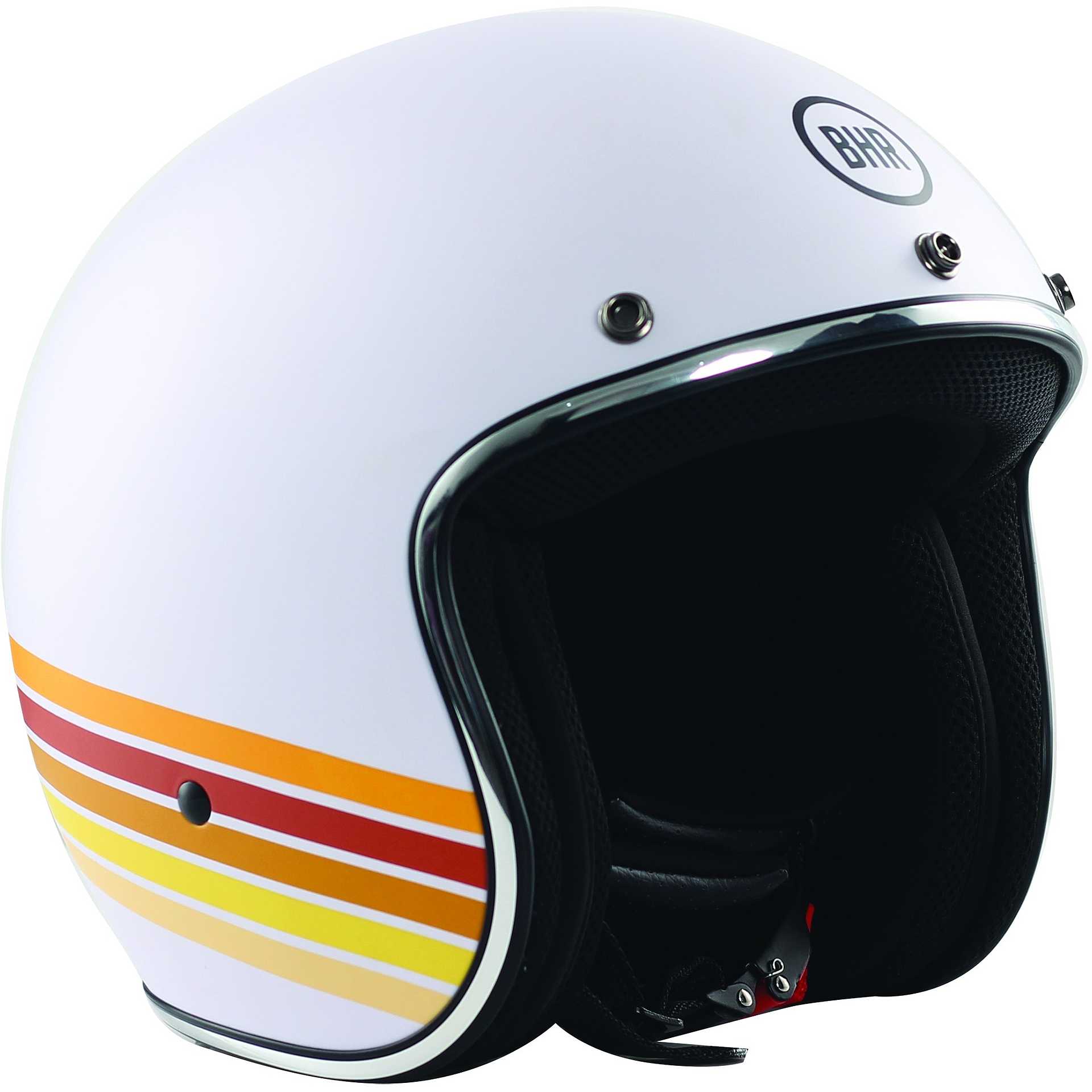 Casque Moto Jet Custom Bhr 811 Multi Blanc Froid Vente en Ligne ...