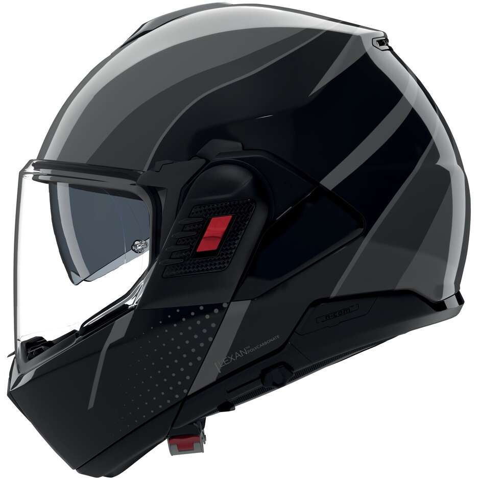Casque moto modulable Nolan N120-1 FLUENTE 361 P/J Gris Noir Anthracite ...