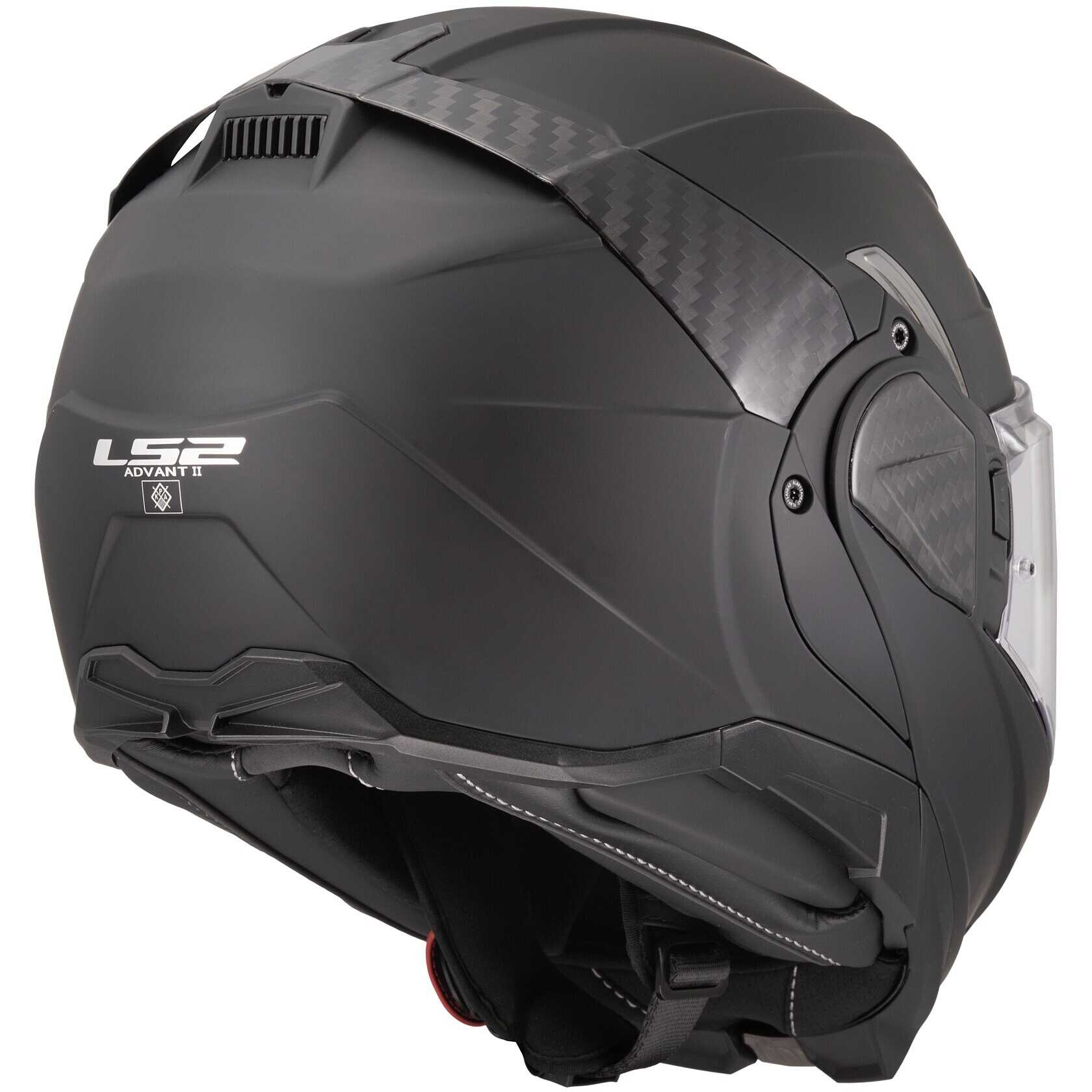 Casque moto modulable P/J LS2 FF910 ADVANT II SOLID Noir Mat Vente en Ligne - Outletmoto.eu