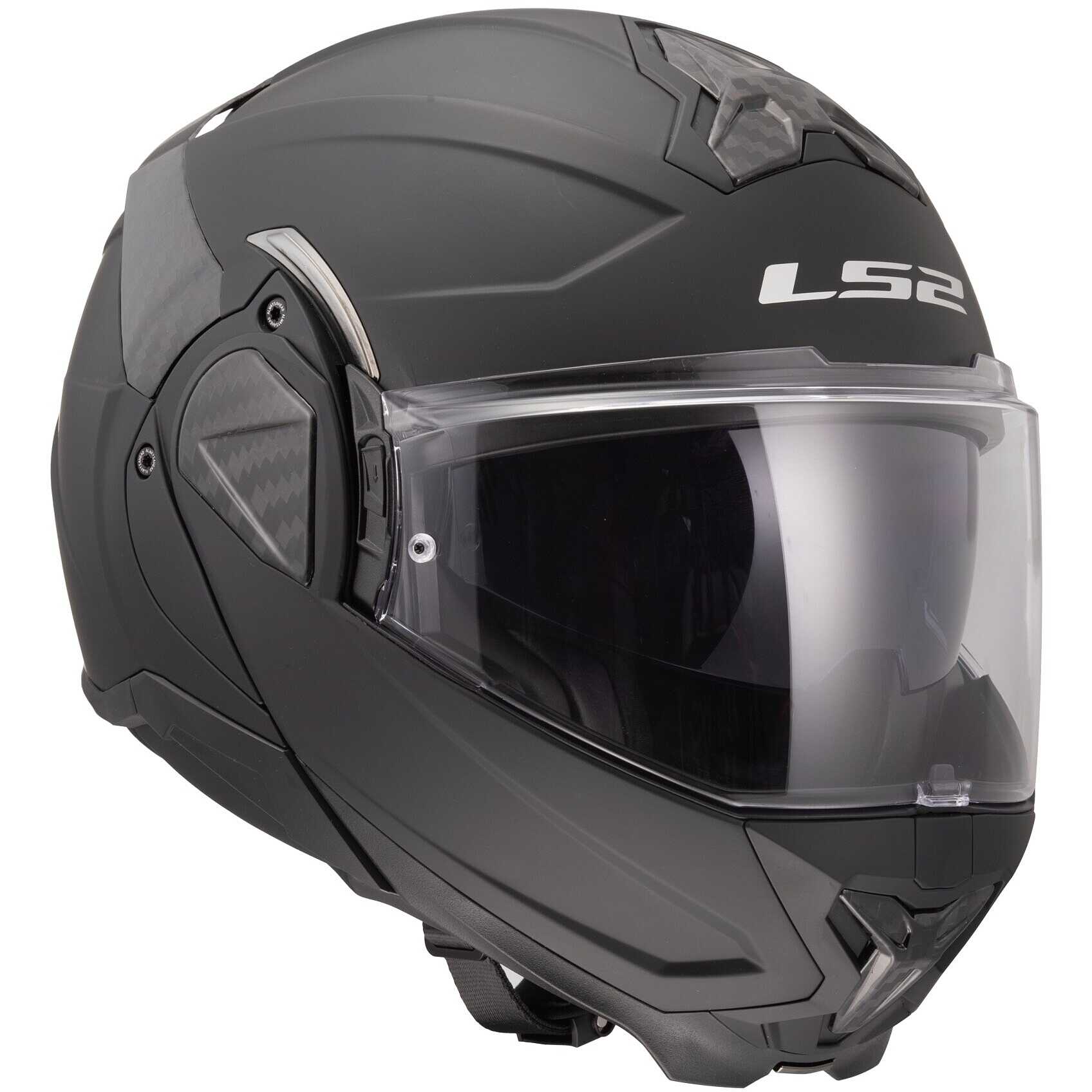 Casque moto modulable P/J LS2 FF910 ADVANT II SOLID Noir Mat Vente en Ligne - Outletmoto.eu