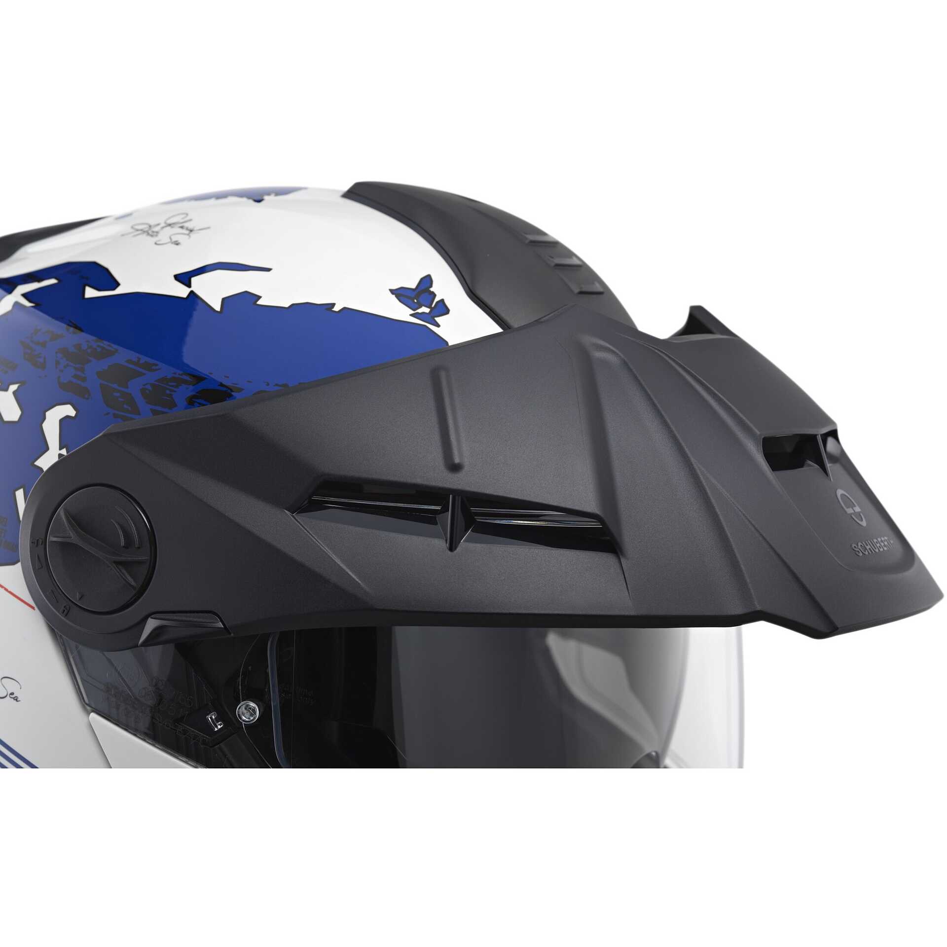 Casque moto modulable P/J Schuberth E2 ATLAS Bleu Vente en Ligne - Outletmoto.eu