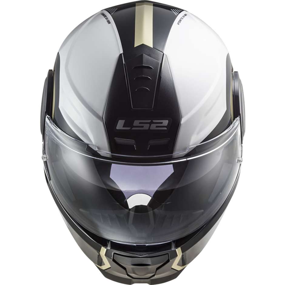 Casque Moto Modulaire Double Visière Ls2 FF902 Scope ARCH Titanium ...