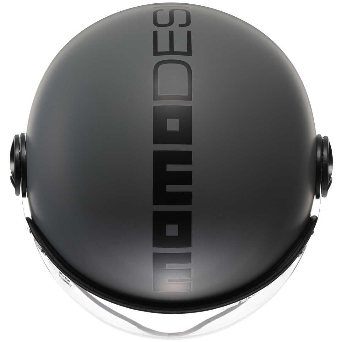 Casque Moto Momo Design FGTR CLASSIC Mono Jet Gris Mat Noir Vente en ...