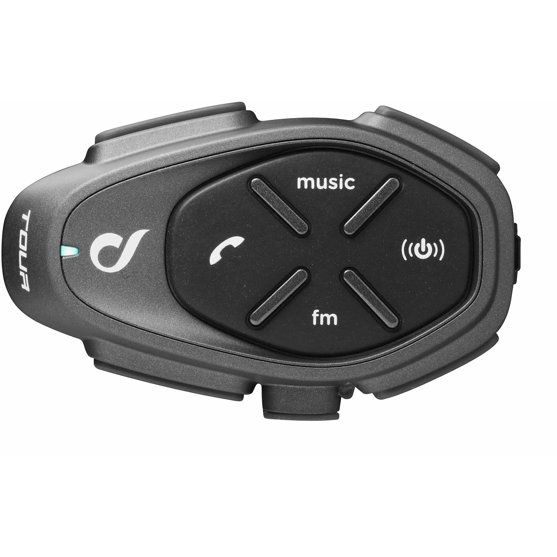 Cellular Line TOUR HD Single Motorcycle Intercom - 40 mm HD Speakers ...