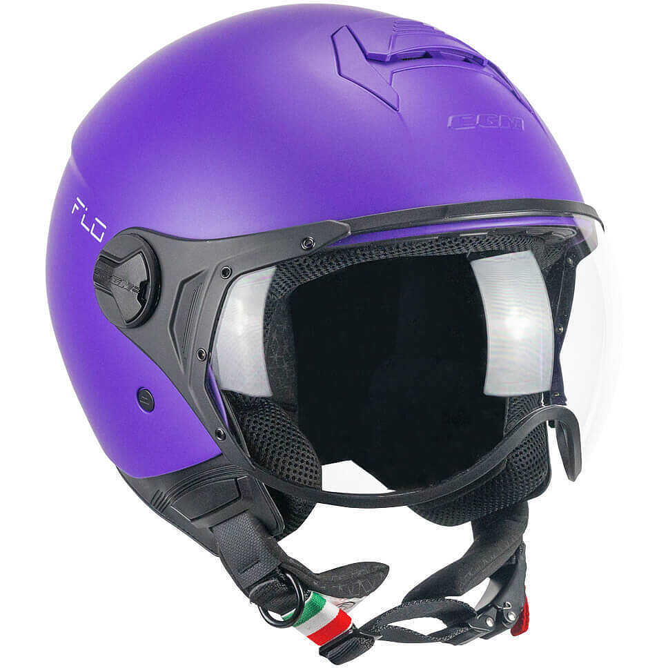 CGM 167A FLO MONO Jet-Motorradhelm in Matt-Lila-Form Online-Verkauf ...