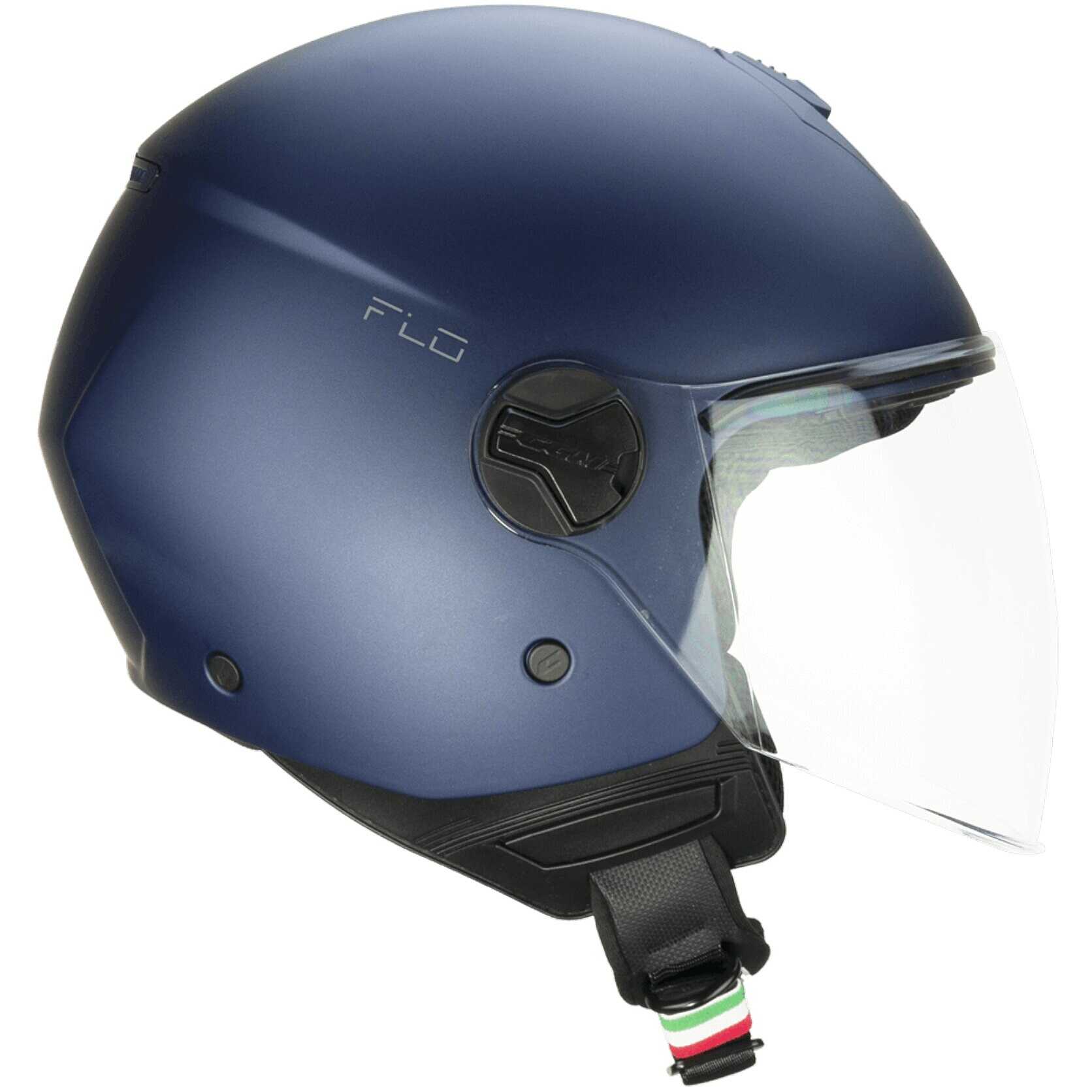 CGM 167A FLO MONO Jet Motorradhelm Matt Blau - Langes Visier Online ...