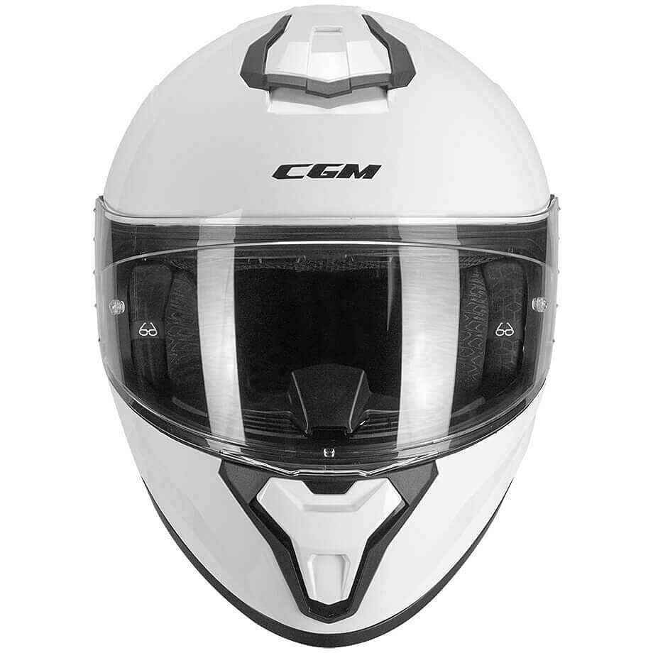 CGM 330A RIOT MONO Full Face Motorcycle Helmet White For Sale Online - Outletmoto.eu