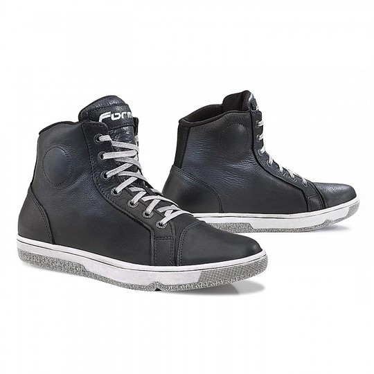 Chaussures moto Techniques Forma Slam Dry Imperméable Noir Blanc Vente ...