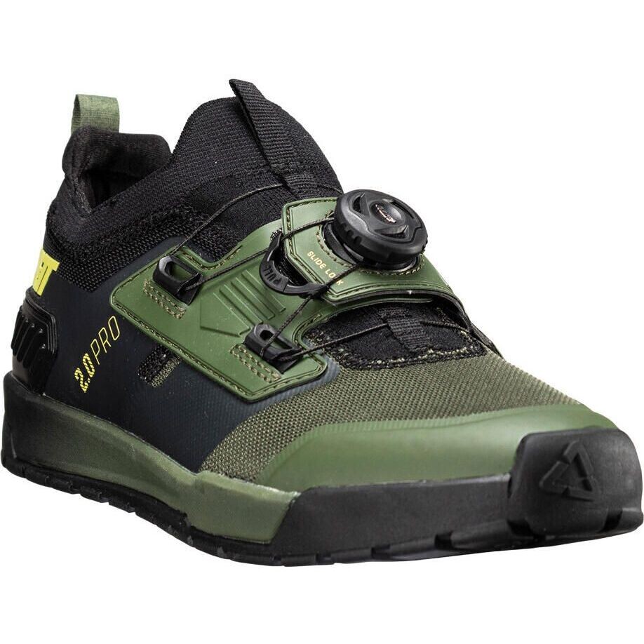 Chaussures VTT Leatt PROFLAT 2.0 vertes Vente en Ligne - Outletmoto.eu