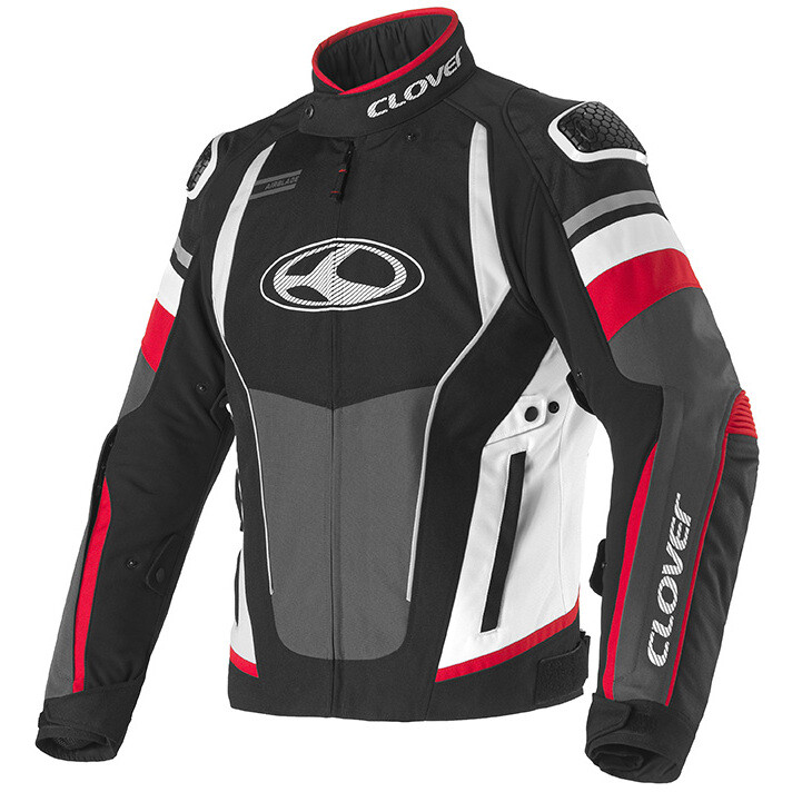 Clover AIRBLADE 5 Motorcycle Jacket White Red Black For Sale Online ...