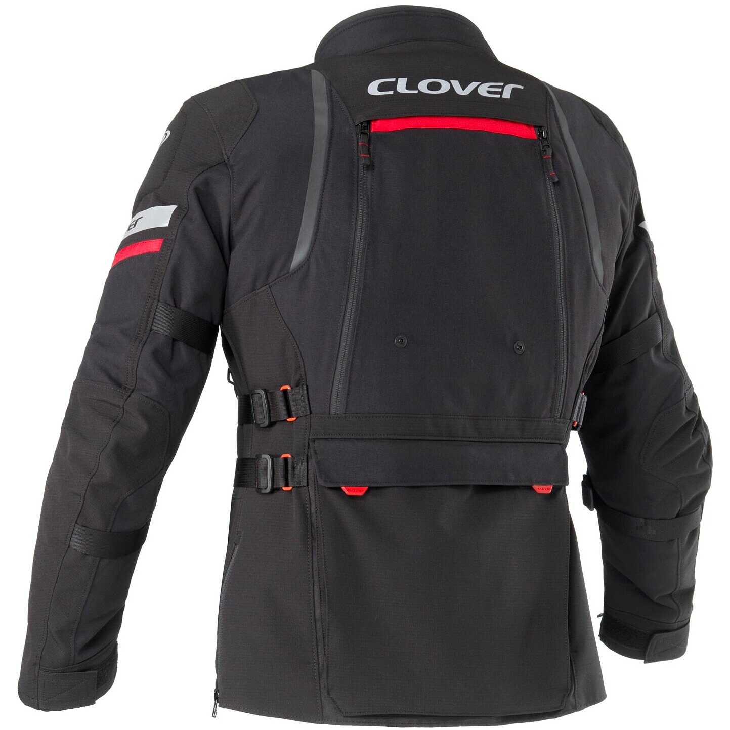 Clover GTS 5 WP Motorcycle Jacket Black For Sale Online - Outletmoto.eu