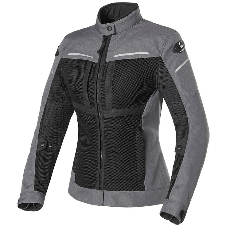 Clover NETSTYLE 2 LADY MESH Perforated Women's Motorcycle Jacket Black ...