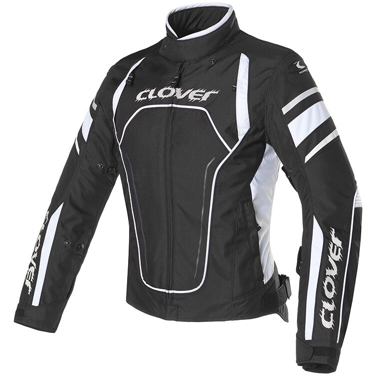 Clover RAINBLADE 2 WP Motorcycle Jacket Black White For Sale Online ...